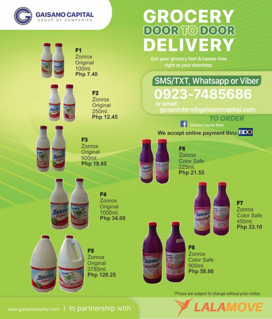 F Zonrox – Gaisano Capital