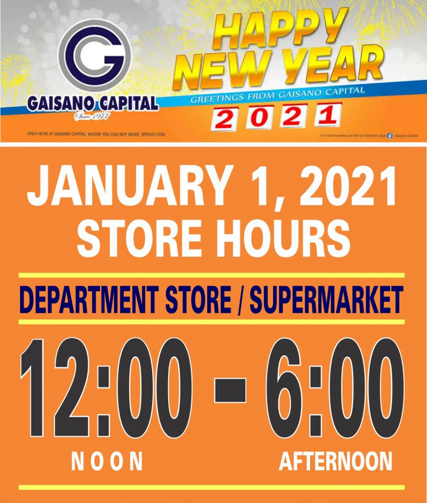 Happy New Year – Gaisano Capital
