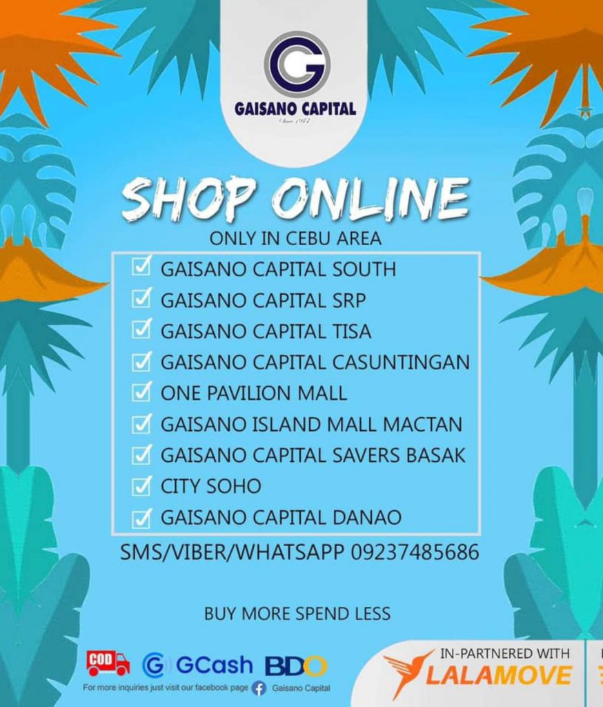 Shop onLine – Gaisano Capital